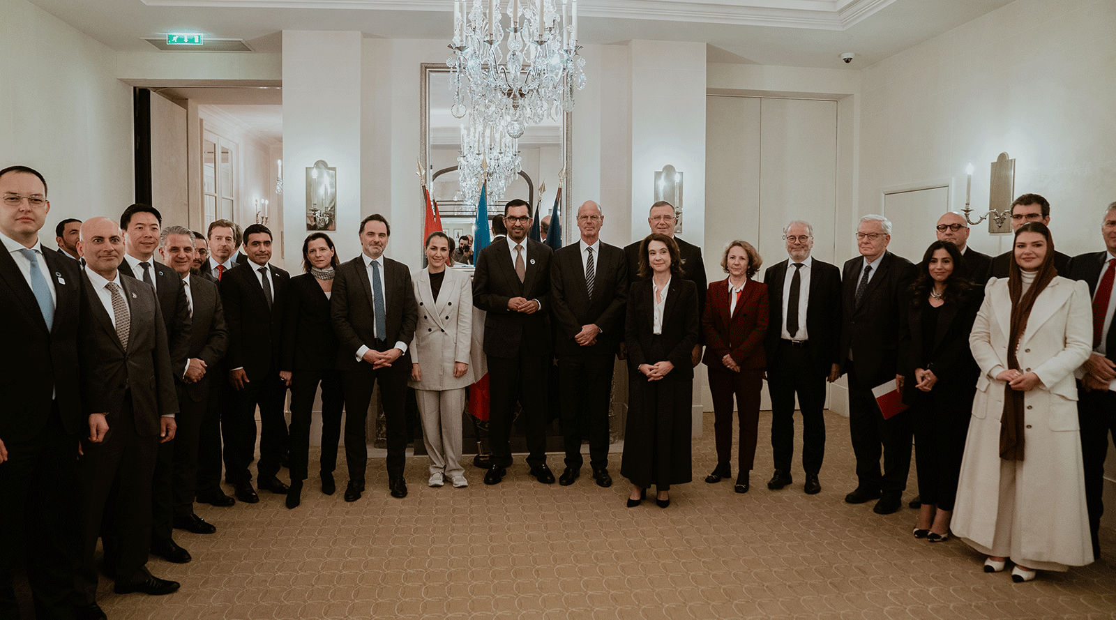 The "UAE-France High-Level Business Council" meeting was held with the ...