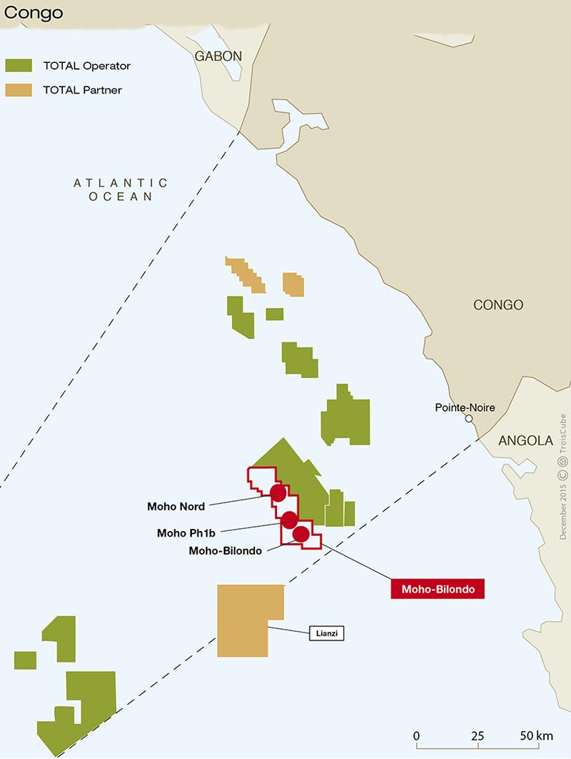 Congo: Total starts up Moho Phase 1b deep offshore project ...